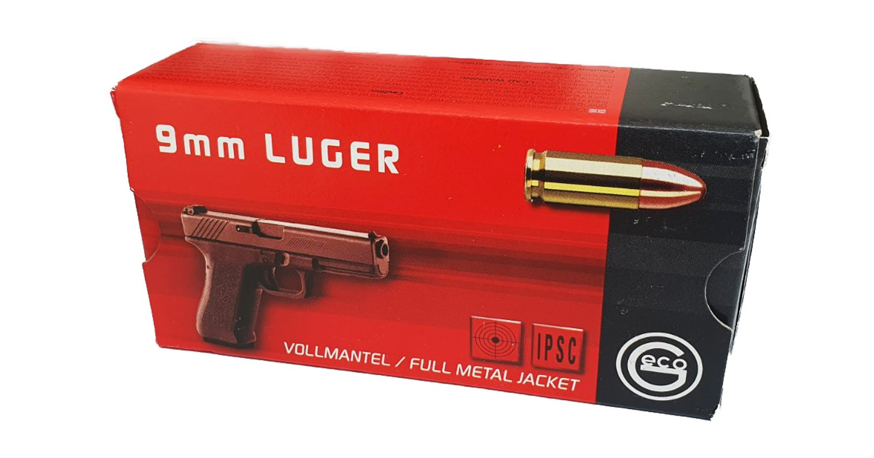 GECO 9mm Luger, 8.0g VML lőszer | Fegyver Zóna Fegyverszaküzlet ...