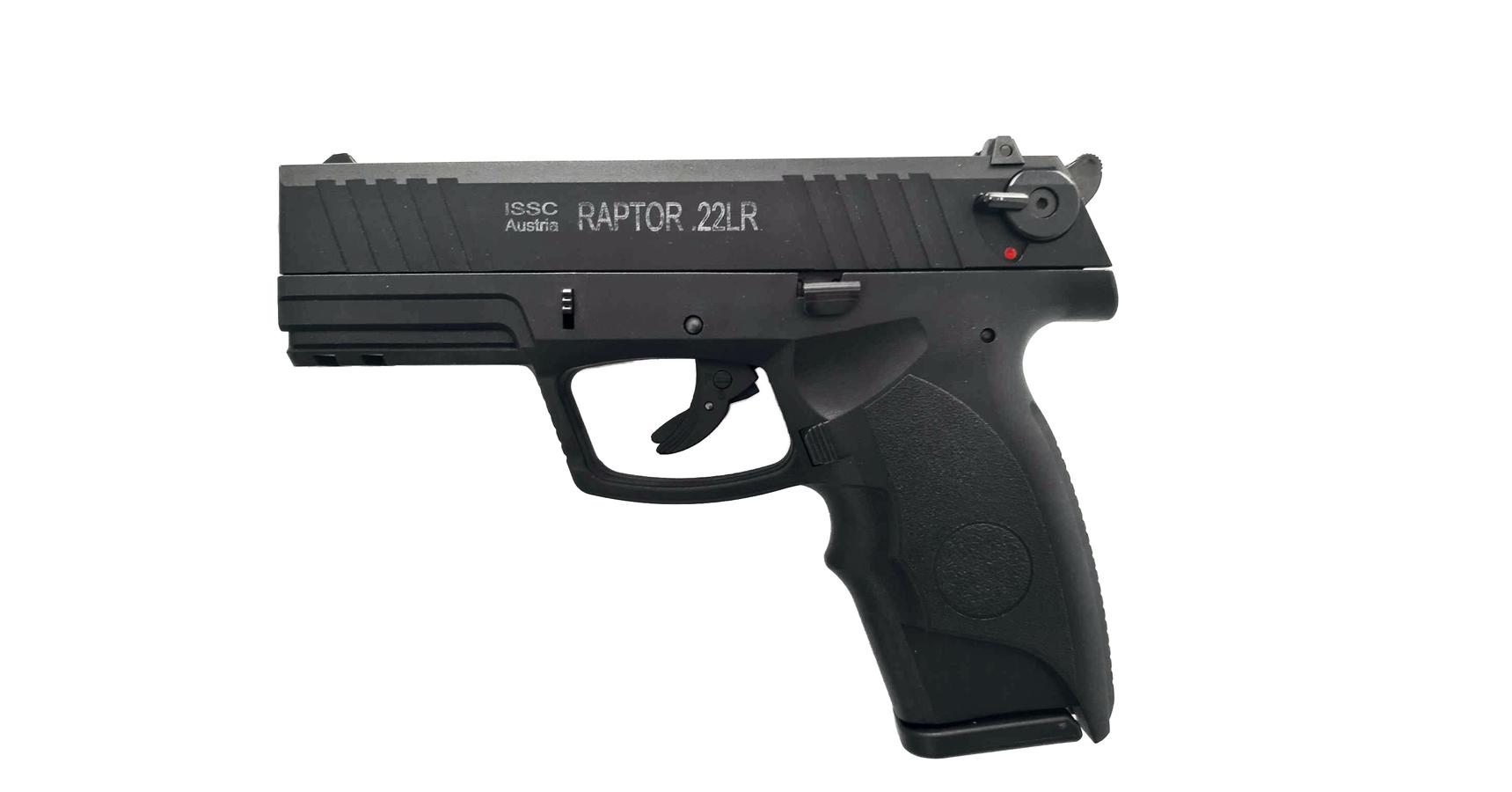 ISSC Raptor Standard pisztoly, black, .22 LR | Fegyver Zóna ...